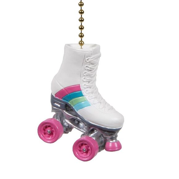Mary B Decorative Art | Accents | Ceiling Fan Pull Roller Skate Pink ...
